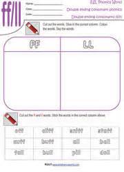 Free Worksheets Double Final Consonants