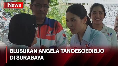 Kampanye Di Surabaya Angela Tanoesoedibjo Disambut Antusias Warga