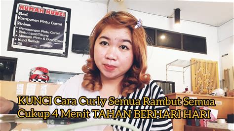 Cara Curly Rambut Cukup 4 Menit Mudah Dan Awet Tahan Berhari Hari