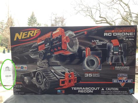 Nerf N Strike Elite Terrascout Recon Remote Control Drone Blaster R C