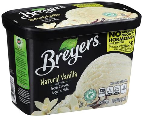 Breyers Natural Vanilla Ice Cream Hy Vee Aisles Online Grocery Shopping
