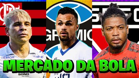 SOTELDO NO FLAMENGO MICHAEL NO GRÊMIO MARINHO NO SÃO PAULO