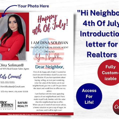 Dear Neighbor Letter Etsy