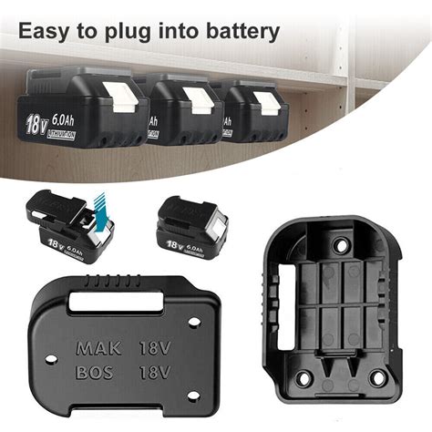 5X 14 4V 18V für Makita Akkuhalter Wandhalterung Batterie Akku Halter