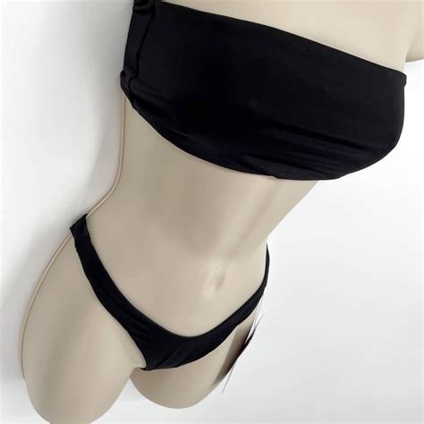 Naked Wardrobe Women S Black Swimsuit One Piece Depop