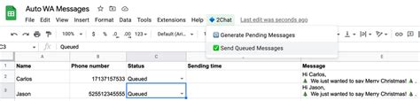 How To Send Whatsapp Messages From Google Sheets