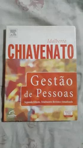 Livro Gest O De Pessoas A Edi O Idalberto Chiavenato N Mercadolivre