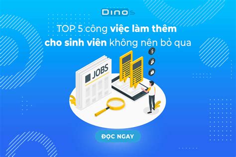 TOP 5 công việc làm thêm cho sinh viên không nên bỏ qua
