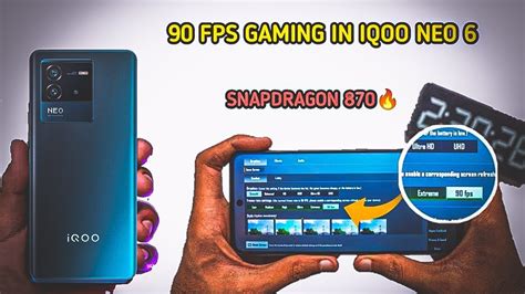 FINALLY 90 FPS IN IQOO NEO 6 PUBG HANDCAM 90 FPS GAMEPLAY BEST