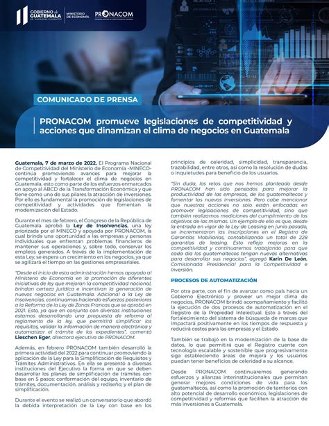 PRONACOM Guatemala on Twitter 𝗣𝗥𝗢𝗡𝗔𝗖𝗢𝗠 𝗽𝗿𝗼𝗺𝘂𝗲𝘃𝗲 𝗹𝗲𝗴𝗶𝘀𝗹𝗮𝗰𝗶𝗼𝗻𝗲𝘀 𝘆