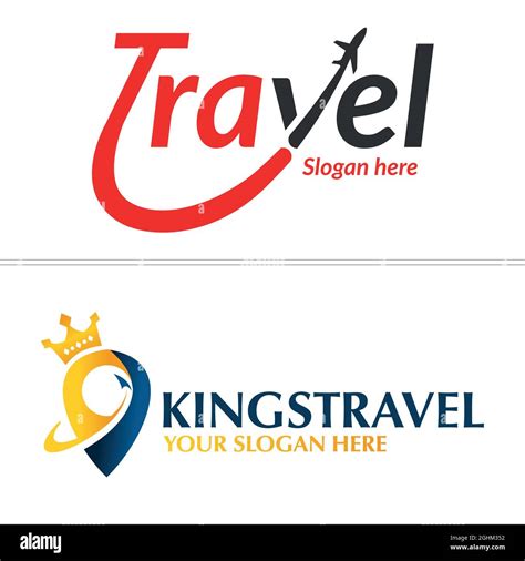 Mot Symbole Moderne Pour Agence De Voyages Avec Logo D Avion Design