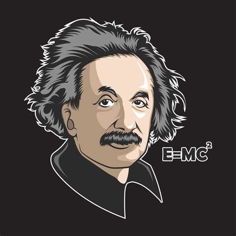 Albert Einstein Vector Vector Art At Vecteezy