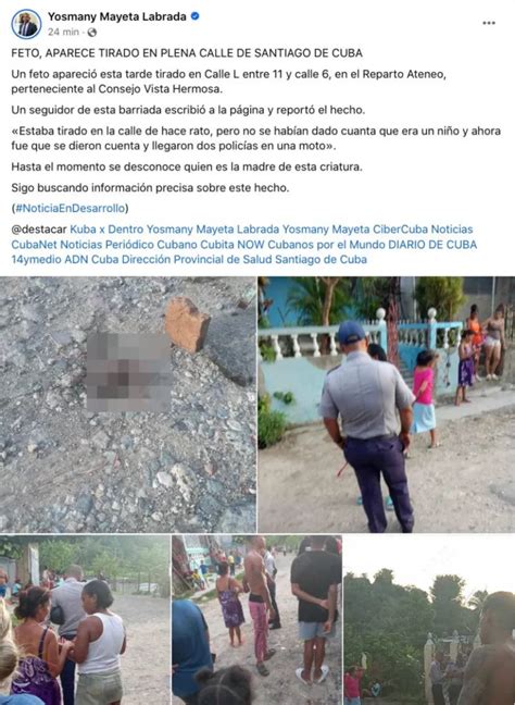 Encuentran feto de bebé en plena calle en Santiago de Cuba