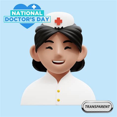 Premium PSD National Doctors Day Icon Set 1