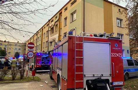 Wybuch gazu w bloku przy ul Bohaterów Westerplatte Ewakuacja