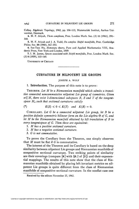 pdf curvature in nilpotent lie groups
