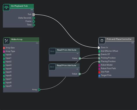 omnigraph pick and place controller node — omniverse isaacsim latest documentation