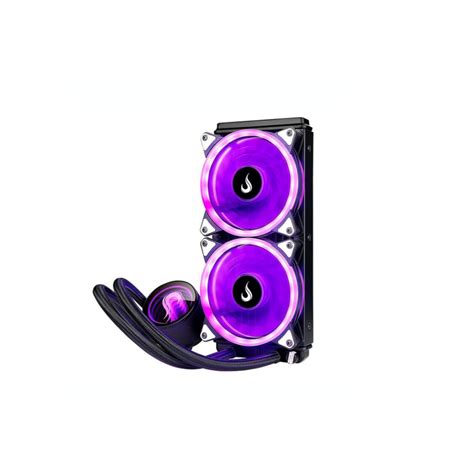 Water Cooler Rise Mode Gamer Black RGB 240mm Preto RM WCB 02 RGB