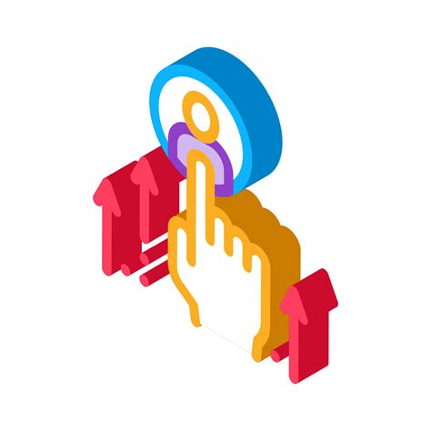 Human Resource Enhancement Isometric Icon Vector Illustration