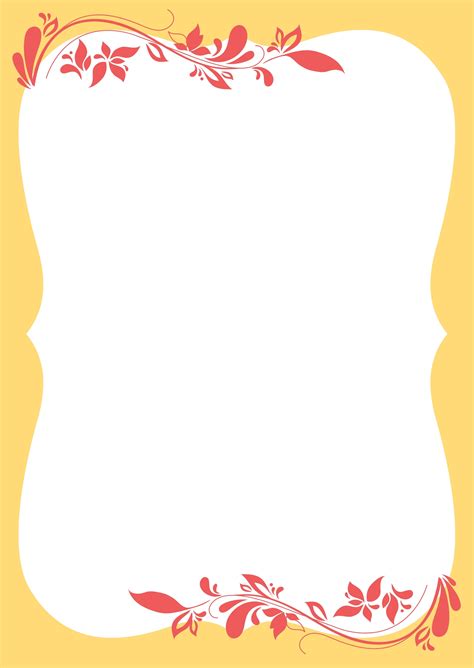 Page Border Designs For A4