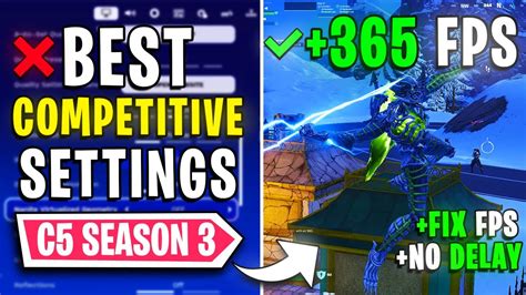 Fortnite C5 Season 3 How To FIX FPS Drops And 0 Input Latency On ANY