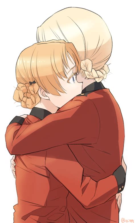 Darjeeling And Orange Pekoe Girls Und Panzer Drawn By Ei Akinosakae