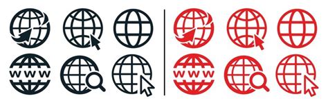 Premium Vector Free Vector Web Icons Set