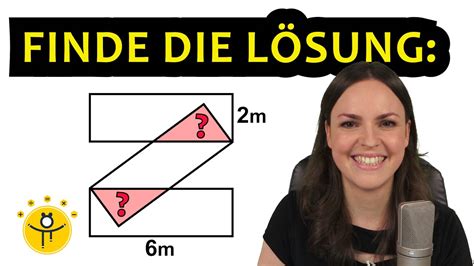 Mathe RÄTSEL Geometrie Wie groß ist Fläche YouTube