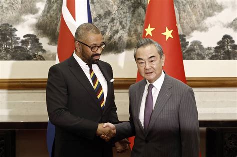 UK Foreign Secretary Cleverly Meets With Chinese VP Han Zheng The