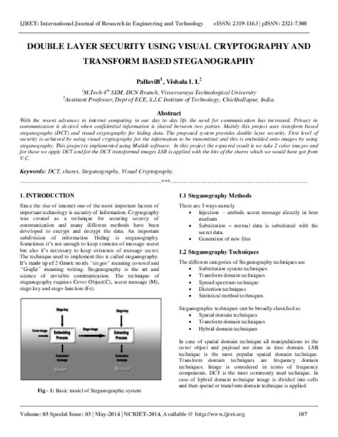 pdf double layer security using visual cryptography and transform based steganography editor