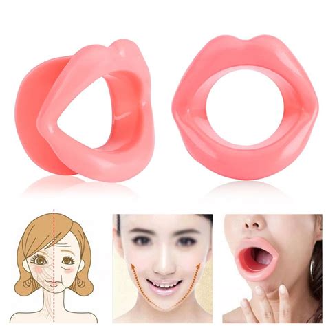 2345 Pcs Silicone Rubber Lips Face Slim Exerciser Muscle Lips Trainer Mouthpiece Trainer