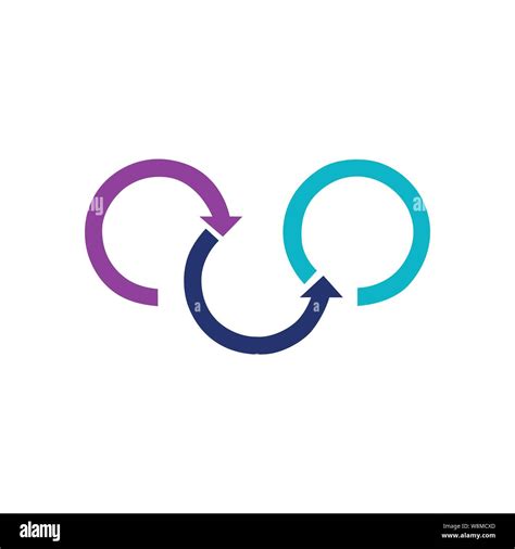 Circular Arrows For Infographics Chart Graph Diagram With 3 Steps