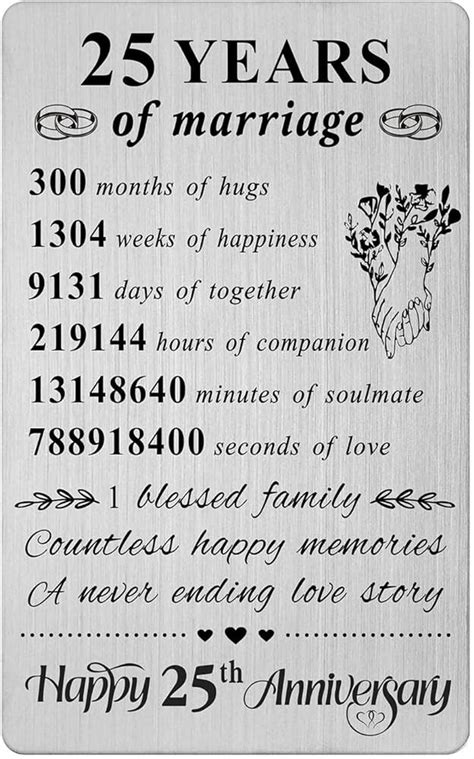 25th Wedding Anniversary Quotes For Husband Hallie Margaretha