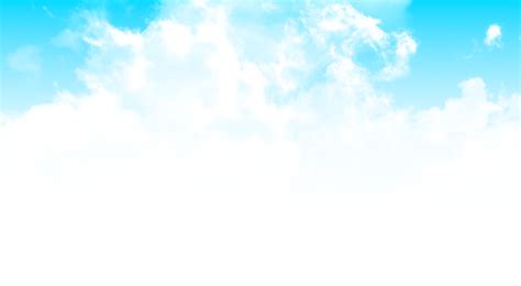 Free A Blue Sky With White Clouds Isloated On Transparent Background