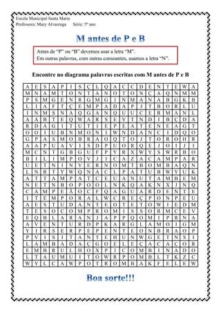 Ortografia M antes de P e B Descubra a emoção das apostas online a