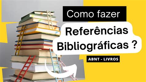 Como fazer referências bibliográficas de livros ABNT YouTube