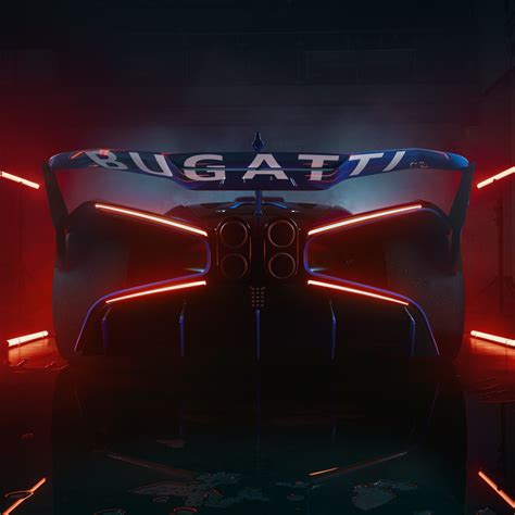 Bugatti Bolide Wallpaper 4K Rear View Hypercars 2021 5K