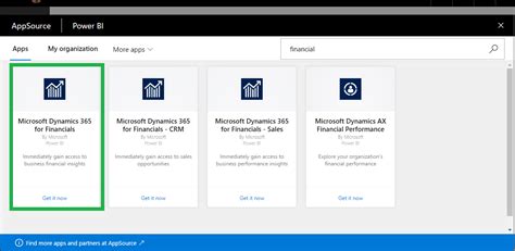 Dynamics 365 Financials Connector For Power BI Embedded Dynamics 365