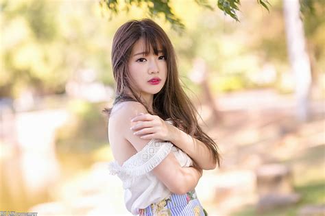 HD Wallpaper Lilit A Natasha Udovenko Brunette Women Outdoors