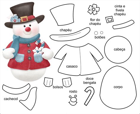 Moldes De Feltro Para Natal Como Fazer