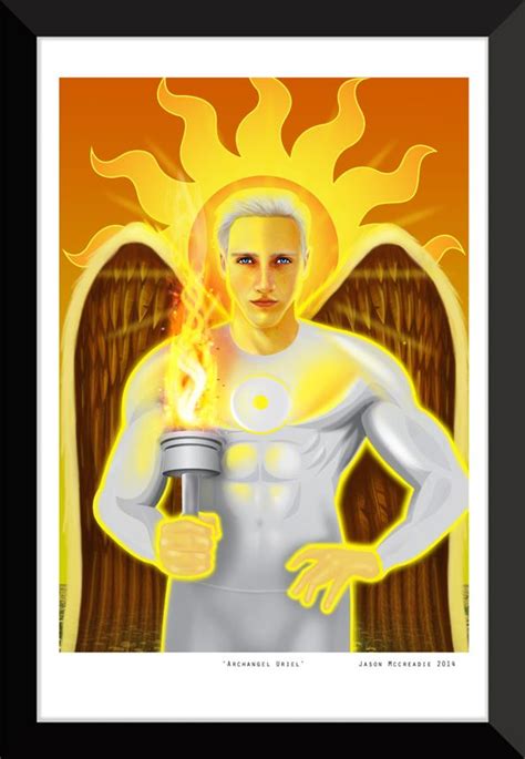 Archangel Uriel Vectraits Angel Prayers Archangel Uriel Archangels
