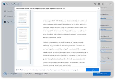 Réparer les Fichiers DOC et DOCX Word Corrompus
