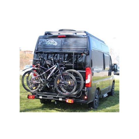 Adventure Rack FIAT Ducato pour 4 vélos EUROCARRY porte vélos sur