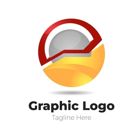 Diseño de logotipo abstracto del círculo Vector Premium