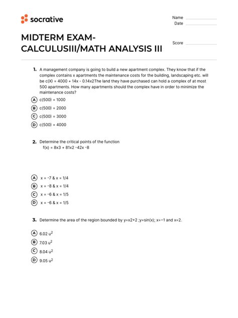 quiz midterm exam calculusiiimath analysis iii pdf maxima and minima theoretical