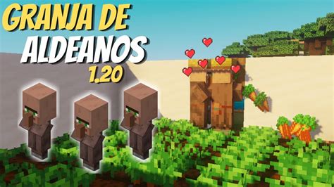 Cómo construir una GRANJA de ALDEANOS en Minecraft 1 20 BEDROCK