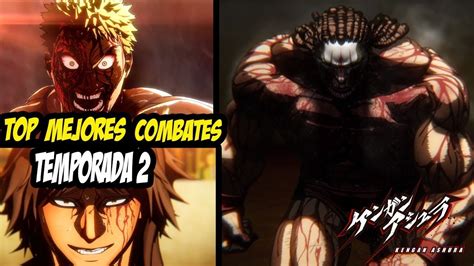 TOP MEJORS PELEAS DE KENGAN ASHURA Temporada 2 Leuhan YouTube