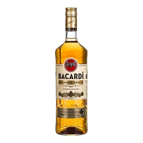 Rum Bacardi Carta Ouro Garrafa Ml Shopee Brasil