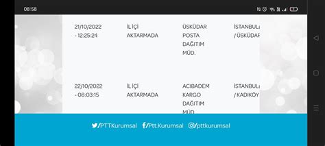 Ptt Kargo Sk Dar Da Olmama Ra Men R N M Ac Badem E G T Rd Ikayetvar