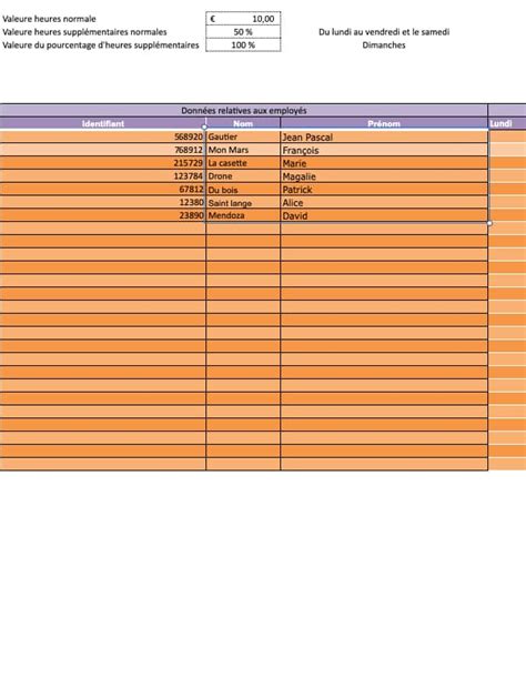 Calcul Des Heures Suppl Mentaires Mod Le Simple Sos Excel